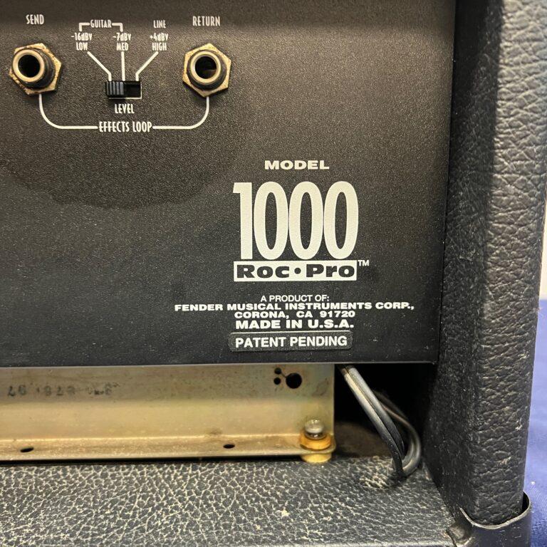 Used Fender Roc Pro 1000 2-Channel 100-Watt Hybrid Guitar Amp Amplifier ...
