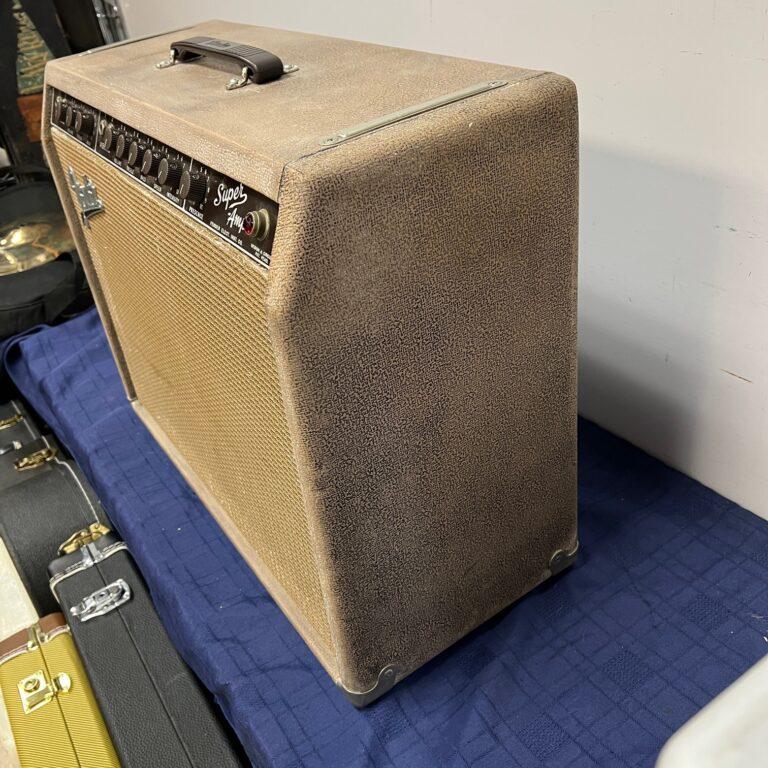 Vintage Fender Super 6G4A Brownface 40-Watt 2×10″ Tube Guitar Combo ...