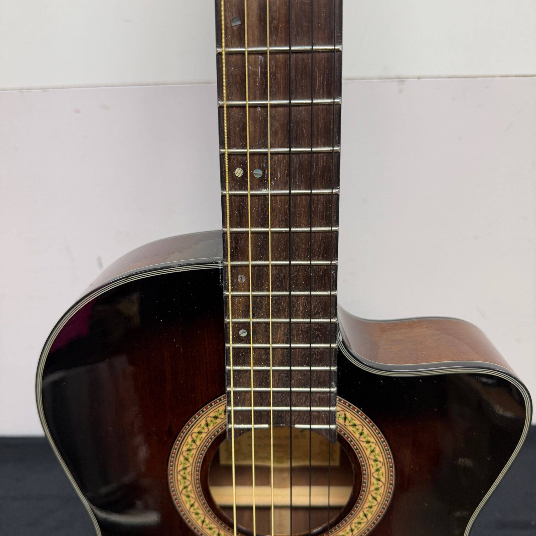 Used Ibanez GA35TCE Thinline Acoustic-Electric Classical Guitar Dark ...