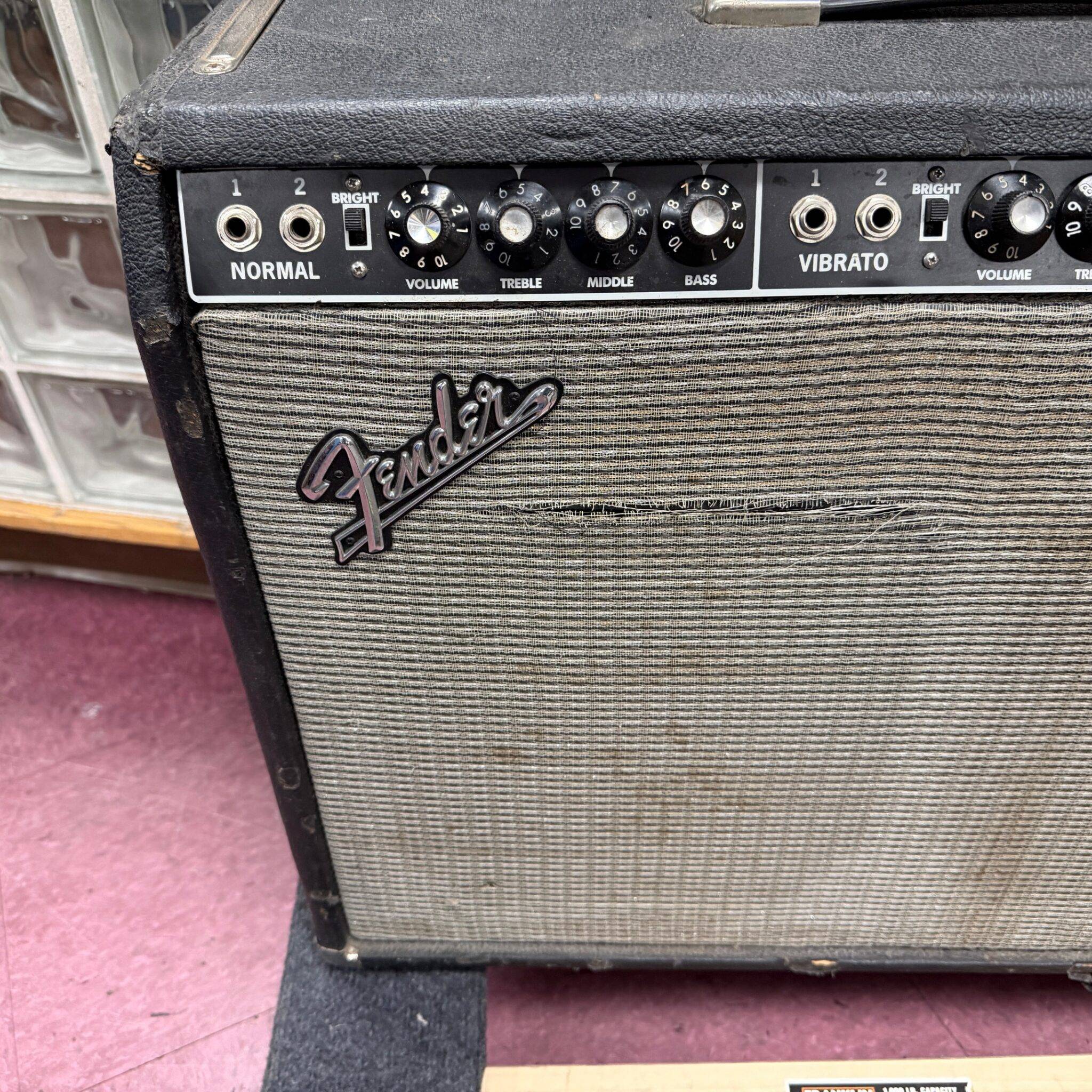 Used Fender Twin Reverb Amp Tube Guitar Amplifier Made in the USA Just ...