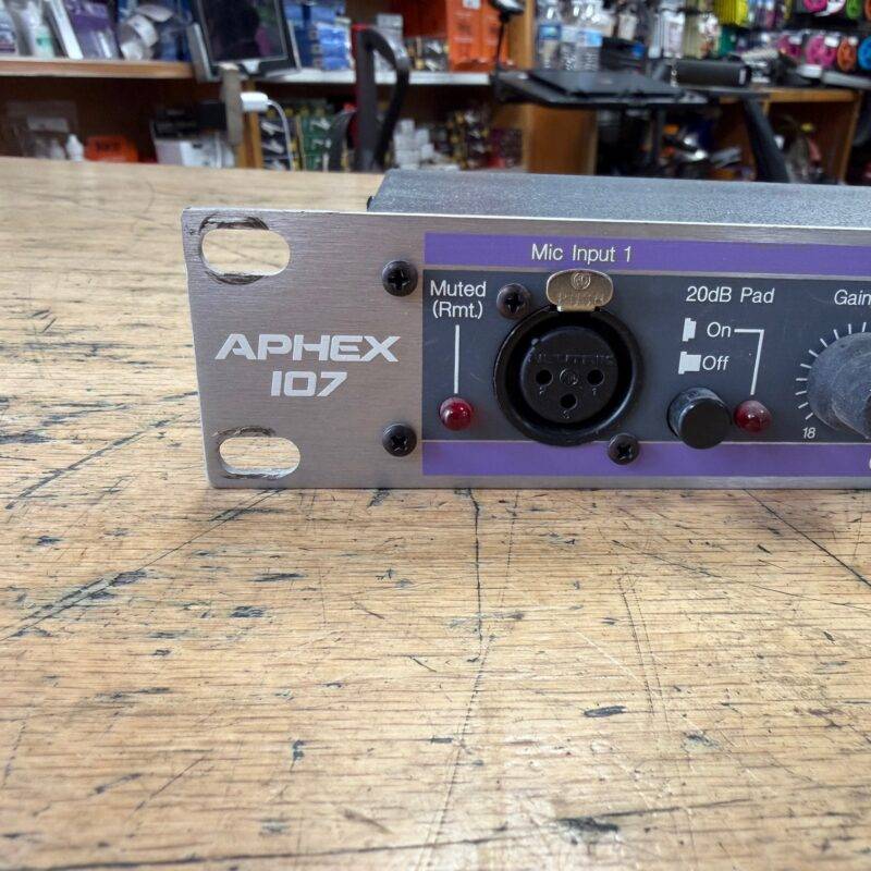 Used Aphex Tubessence Model 107 2-Channel Thermionic Microphone ...
