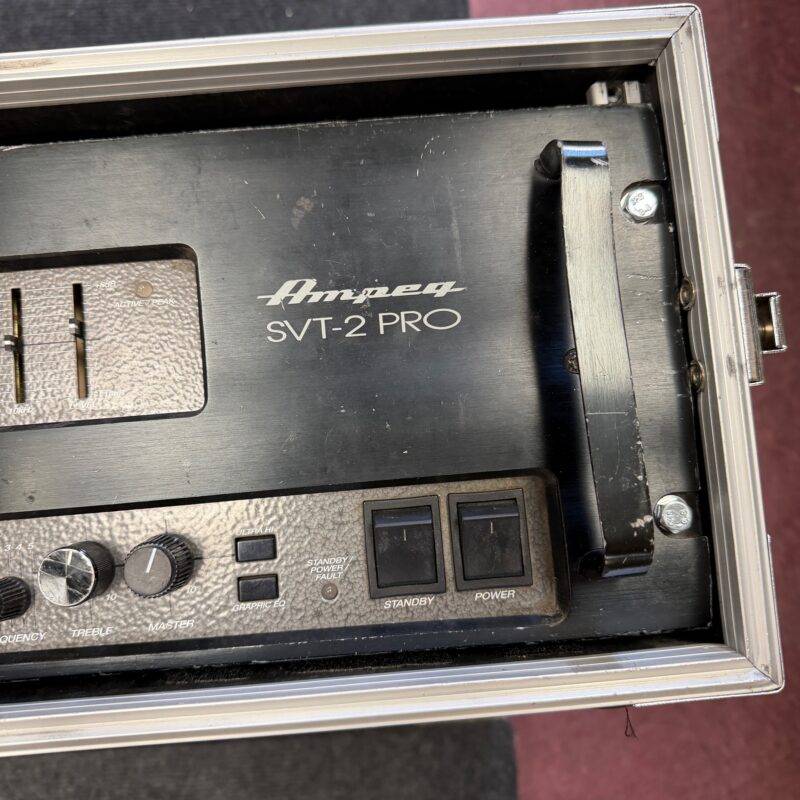 Used Ampeg SVT-2 PRO All Tube Rack Mount Bass Amp Amplifier Head with ...